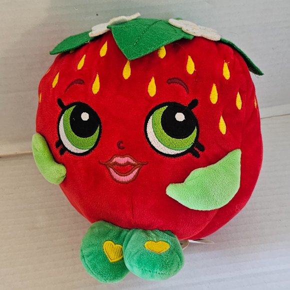 Moose | Toys | Shopkins Strawberry Kiss Plush Piggy Money Coin Bank ...